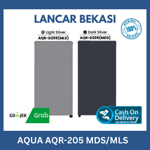 Jual AQUA AQR-205 MDS/MLS Kulkas 1 Pintu (165 Liter) - GARANSI RESMI ...