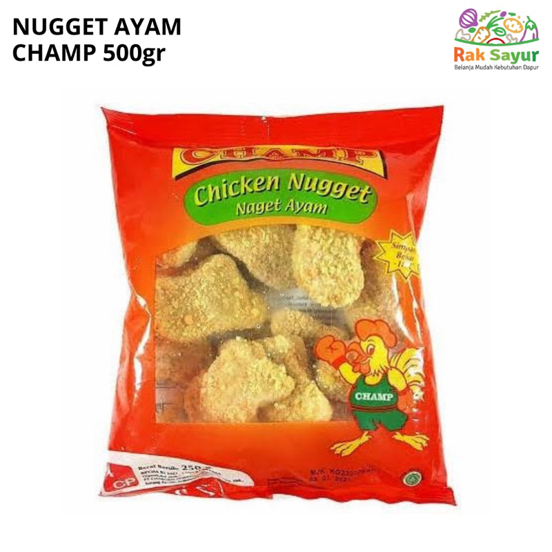 Jual Nugget Ayam Champ 500gr Frozen Food Rak Sayur Pasar Online Murah ...