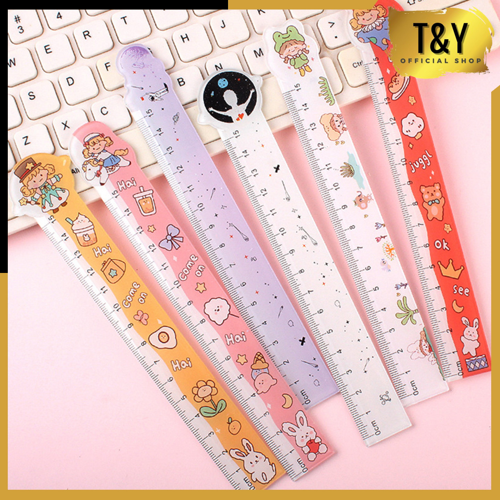 Jual T&Y Penggaris Anak Pelajar Mahasiswa Motif Astronot Penggaris Lucu ...