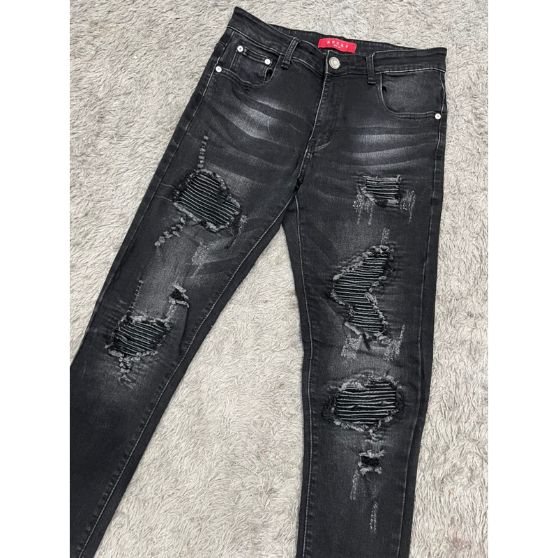 Jual RUCAS SEASON 8 LONG Caviar Leather Jeans (Delivery ll) | Shopee ...