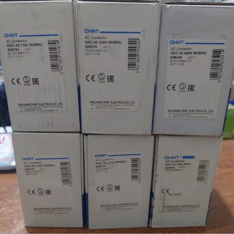 Jual Magnetic Contactor CHINT NXC-32 /Kontaktor NXC-32 CHINT | Shopee ...