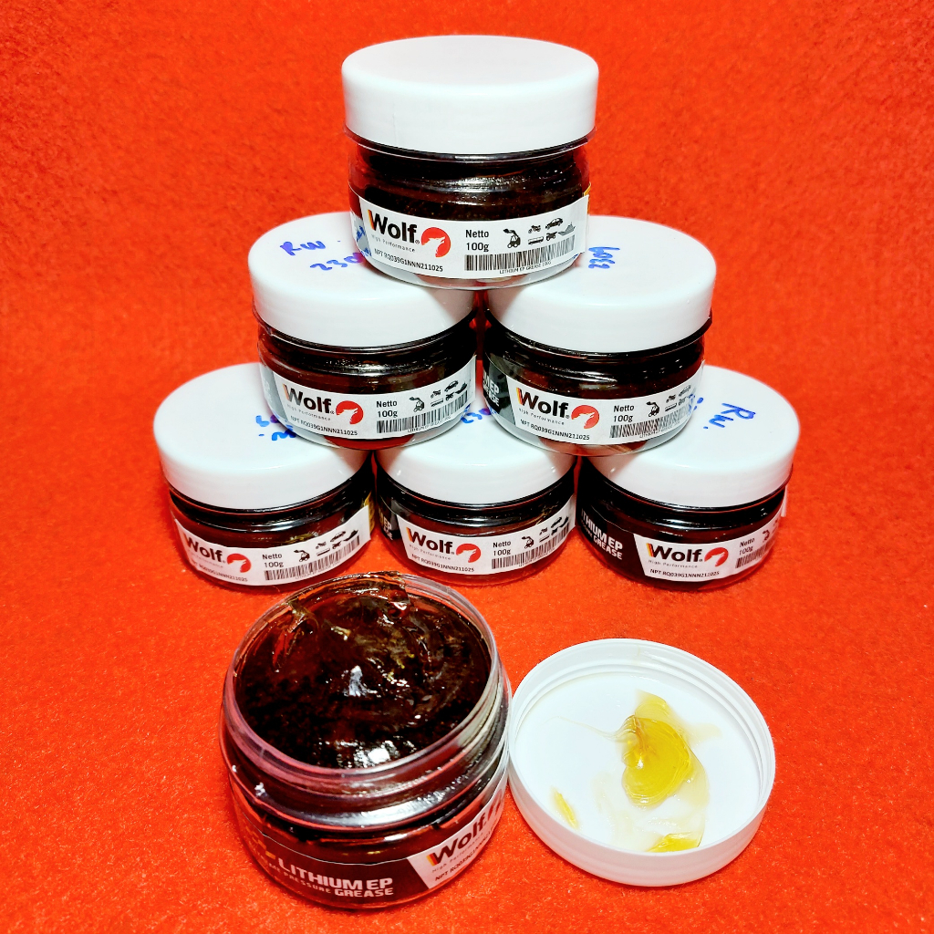 Jual Wolf Grease Minyak Gemuk Jelly Transparan Hi-Temp 400 Synthetic ...