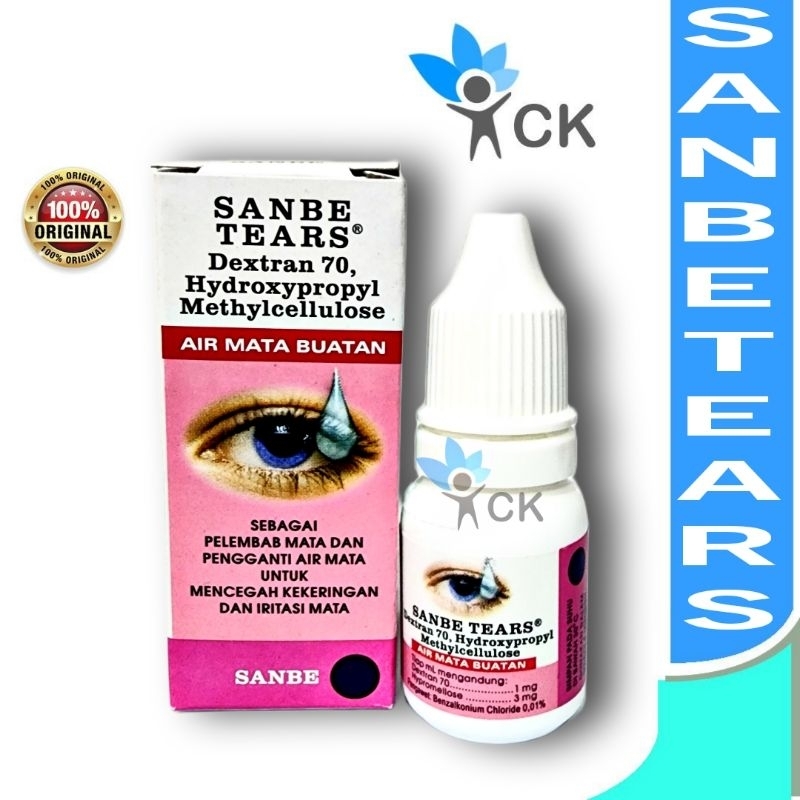 Jual SANBE TEARS DROP 8 ML untuk iritasi ringan dan mata kering ...