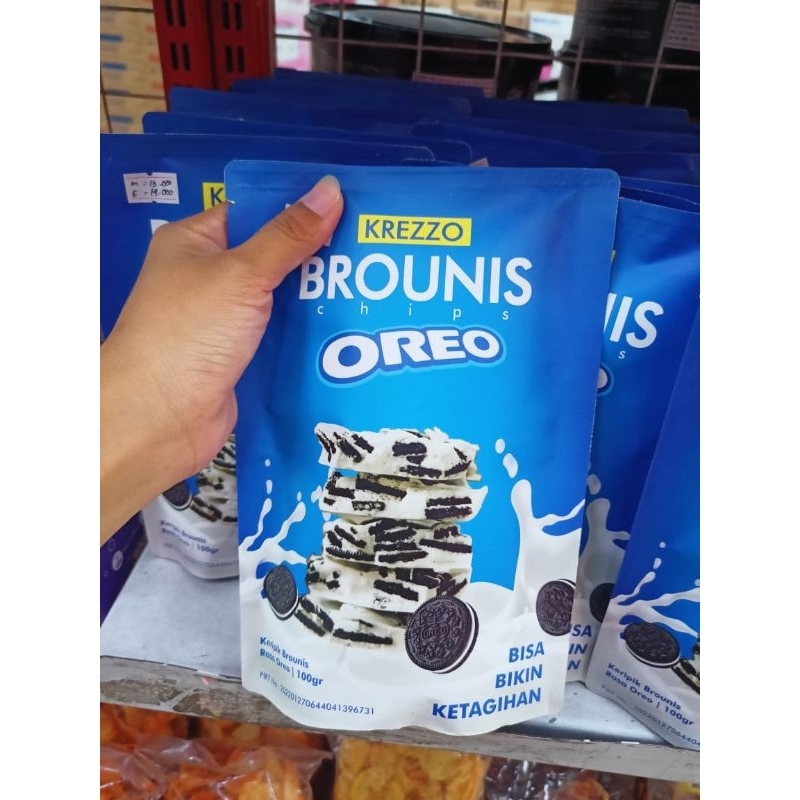 Jual krezzo brounis chips oreo | Shopee Indonesia