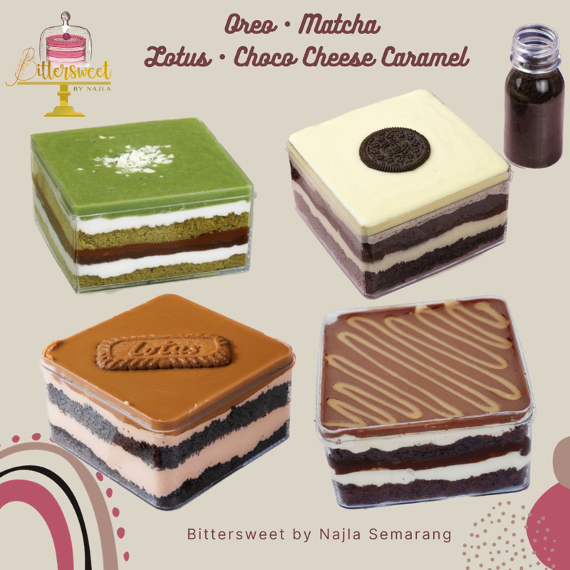 Jual Oreo Matcha Lotus ChocoCheese Dessert Box Bittersweet by Najla ...