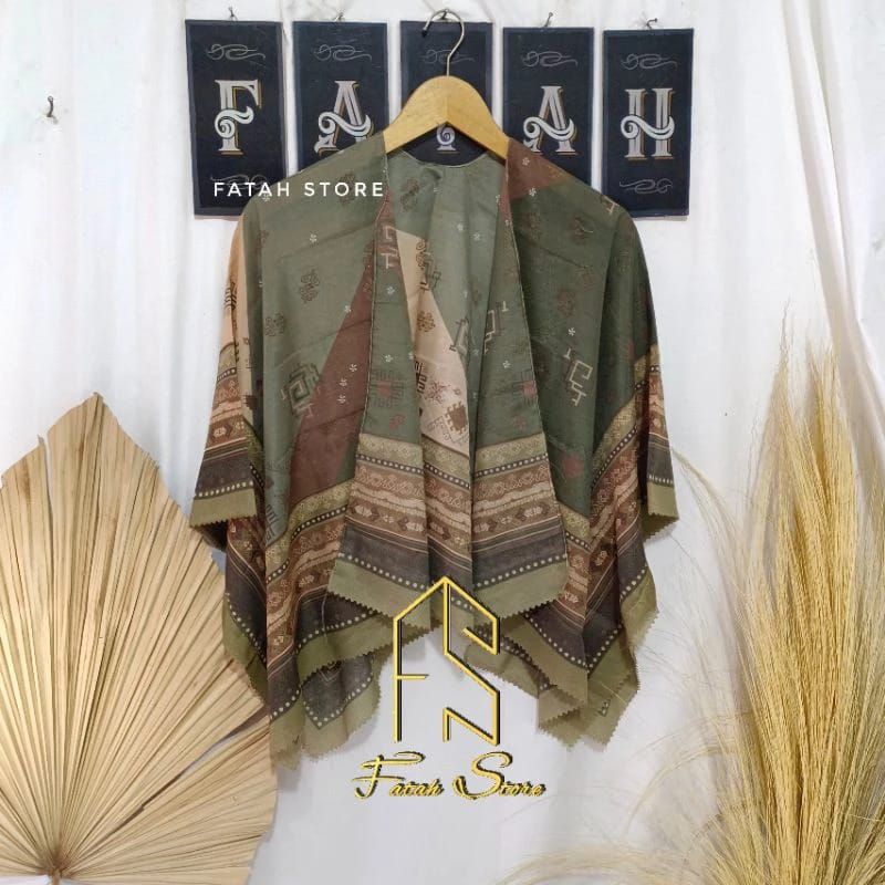 Jual cod outer scarf atasan wanita / outer scarf batwing / cardigan ...