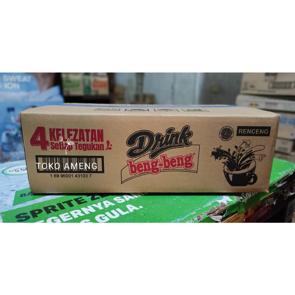 Jual Beng beng Drink beng beng sachet - 1 DUS (8 renteng) | Shopee ...