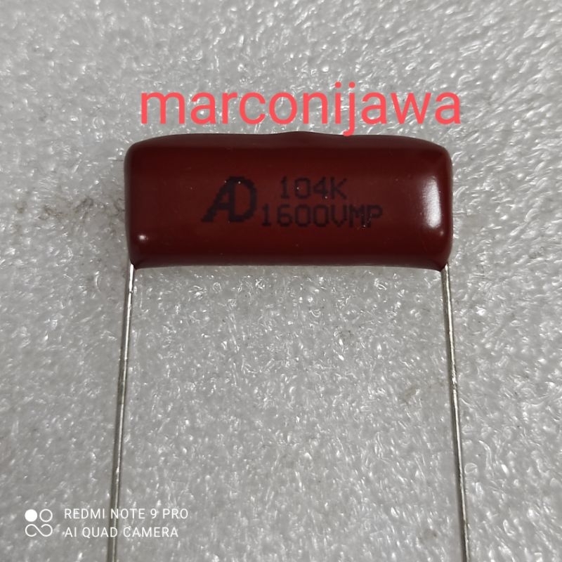 Jual Capasitor milar 104K 1600 AD asli japan | Shopee Indonesia