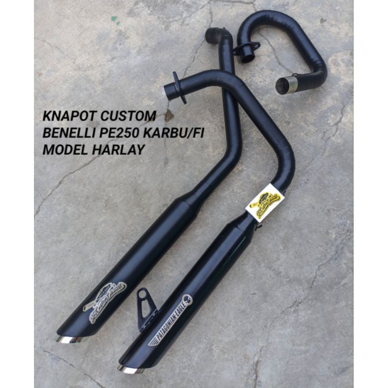 Jual knalpot custom benelli PE/patagonian eagle 250 bobber stenlis ...