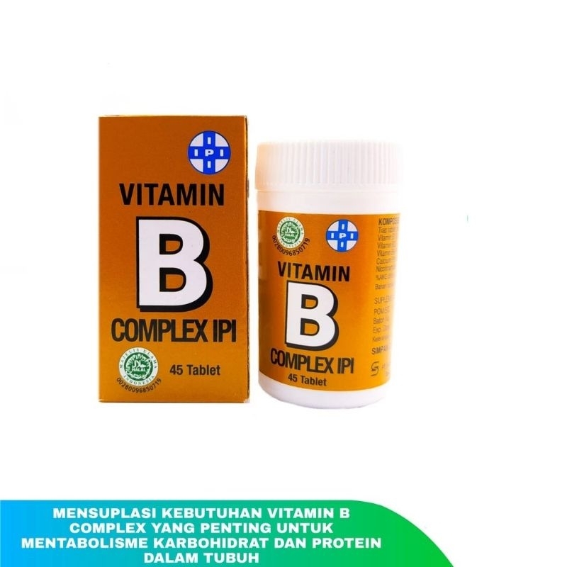 Jual Vitamin B Complex IPI isi 45 tablet | IPI Vitamin B Complex ...