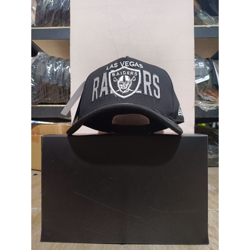Jual Logo Las Vegas Raiders Tulisan Lambang Bahan Hitam Topi Premium ...