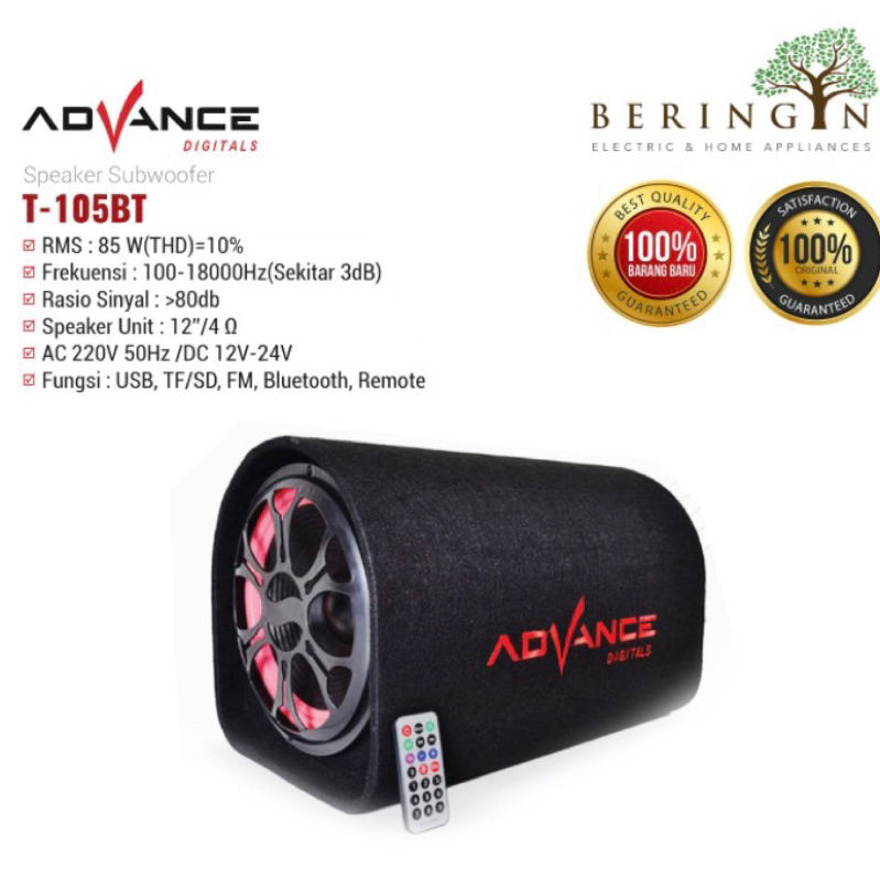 Jual Speaker Advance T105BT Speaker Bluetooth 12inch | Shopee Indonesia