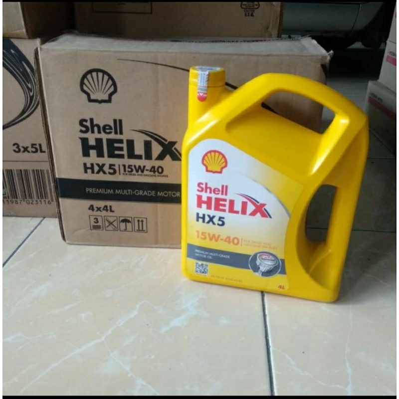 Jual Shell Helix HX5 15w40 Premium Multi-Grade Motor Oil Original ...