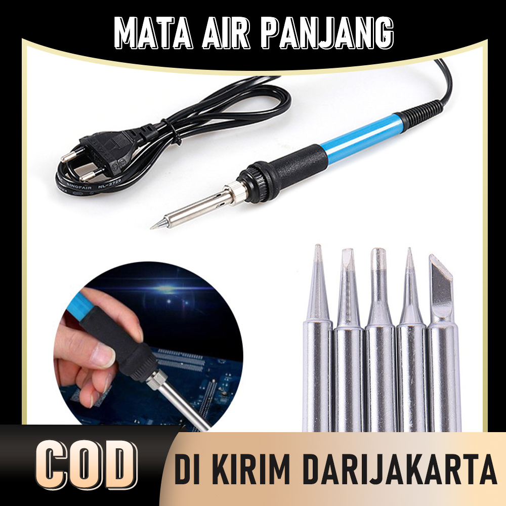 Jual Solder Adjustable Temperature 200 - 450 C/ 60W/Solder listrik tangan 60w watt Pengatur Suhu ...