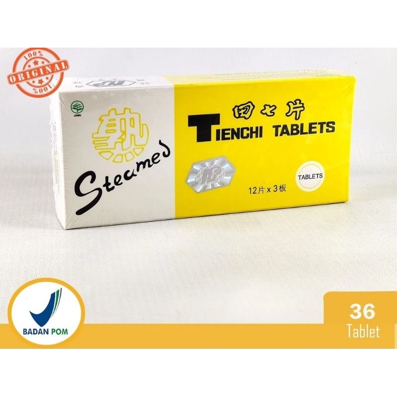 Jual TienChi Ginseng Tablet Steamed 36s papan untuk pertumbuhan anak ...