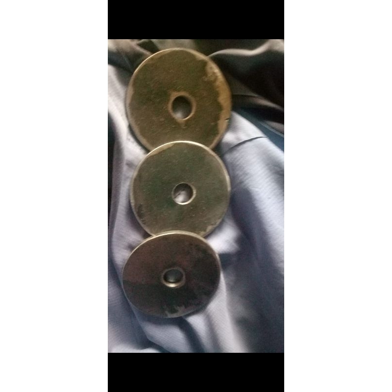 Jual Plat Besi 4 mm x Diameter 66 mm | lubang id 17 mm | Shopee Indonesia