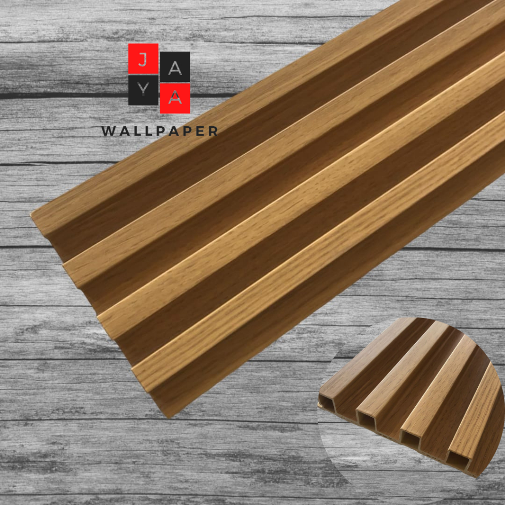 Jual WALLPANEL 3D WPC GOLDEN-SERIES FLUTED WOOD PANEL 2.9M | Shopee ...
