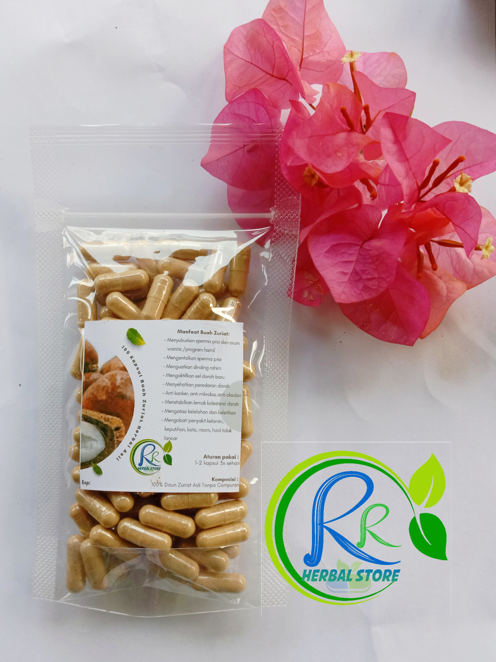 Jual 100 Kapsul Buah Zuriat Herbal Asli Untuk Promil | Shopee Indonesia