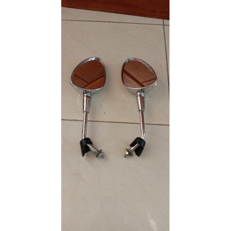 Jual spion piaggio sprint original bawaan motor sepasang kiri dan kanan | Shopee Indonesia