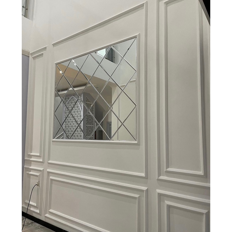 Jual Custome Kaca Bevel 197 X 177 3MM, Free Lem 1, Free Packing kayu ...