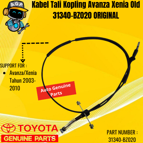 Jual Kabel Tali Kopling Avanza Xenia Old 31340-BZ020 ORIGINAL TOYOTA ...