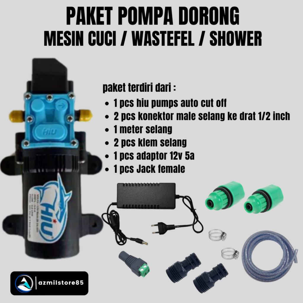 Jual Pompa Dorong Water Heater / Shower / Mesin Cuci / Wastafel POMPA ...