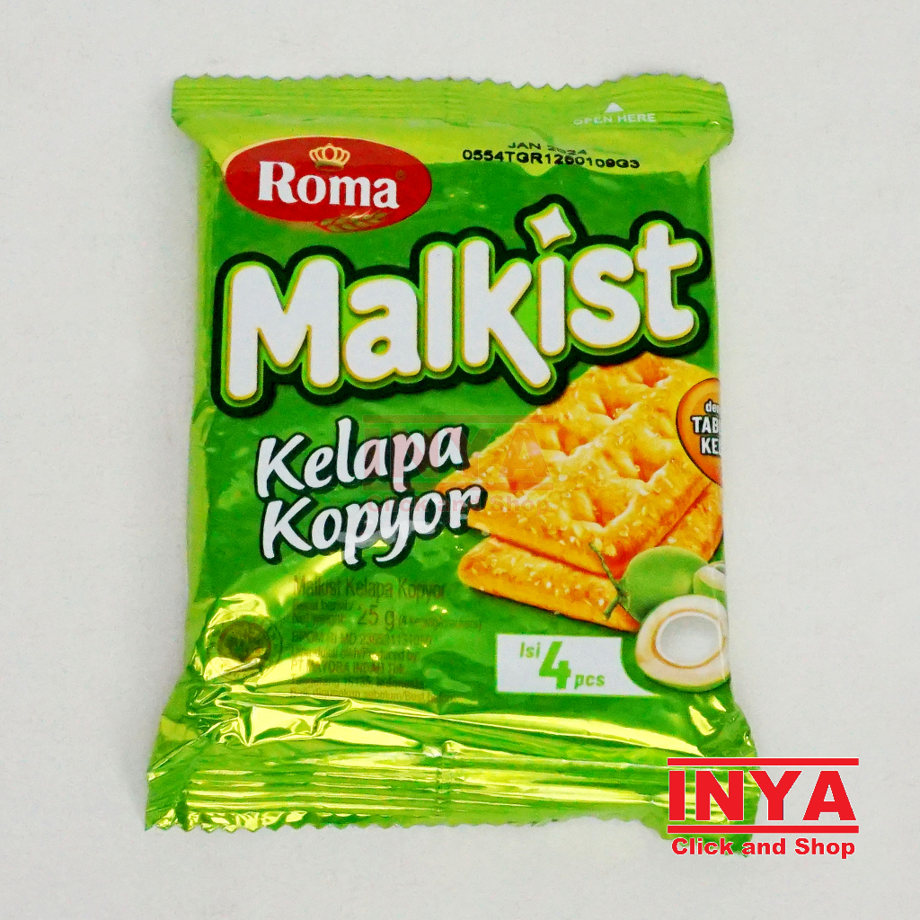 Jual Roma Malkist Kelapa Kopyor 25gr Sachet - Biscuits | Shopee Indonesia