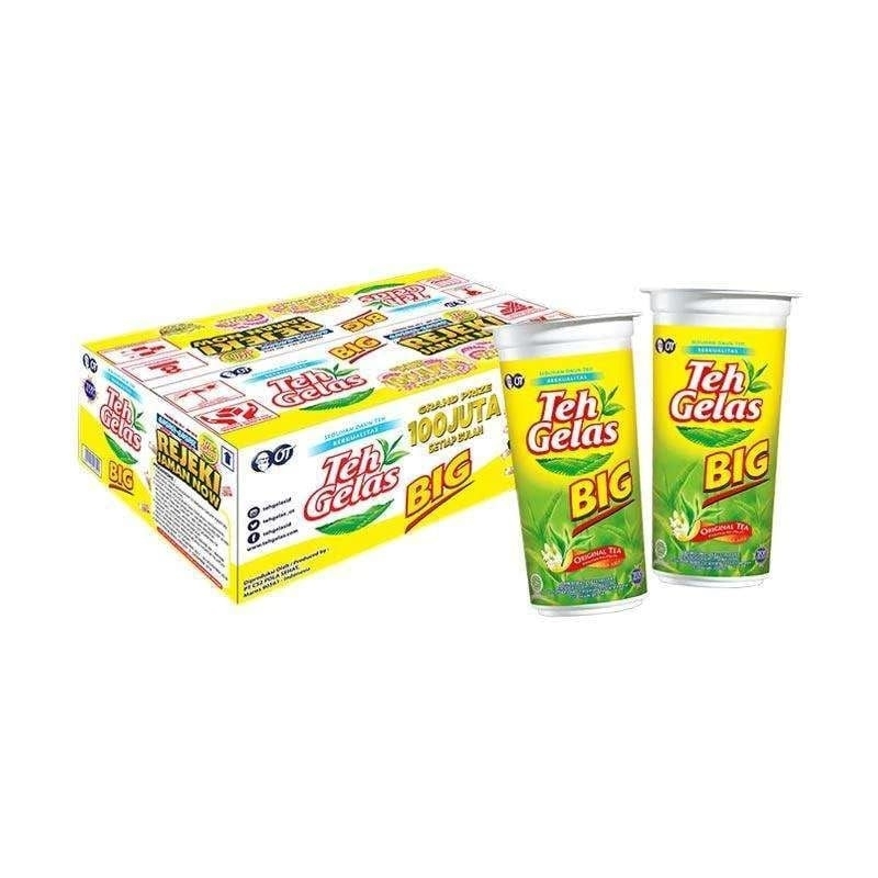 Jual Minuman teh gelas Big 250 ml 1 dos isi 24 pcs | Shopee Indonesia