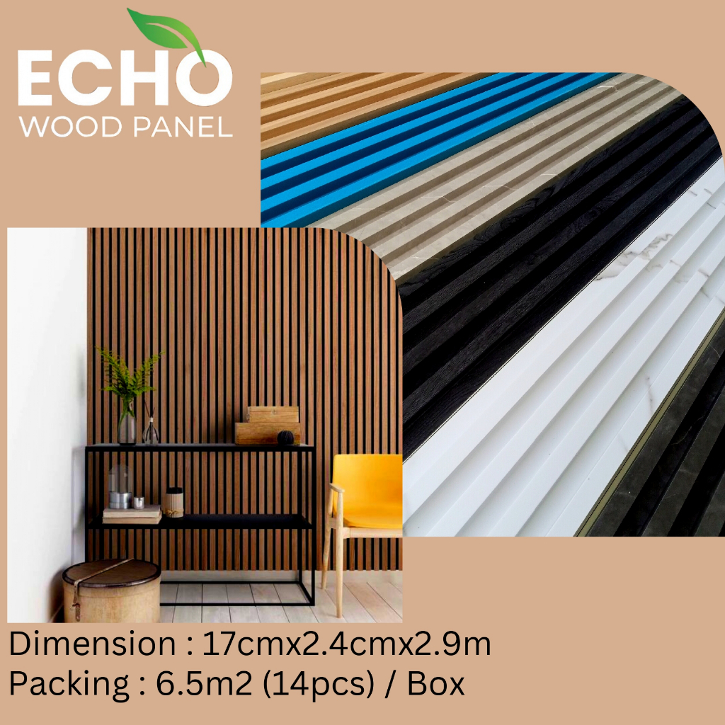 Jual Wallpanel WPC Wood Panel Kisi Merk Echo Premium | Shopee Indonesia