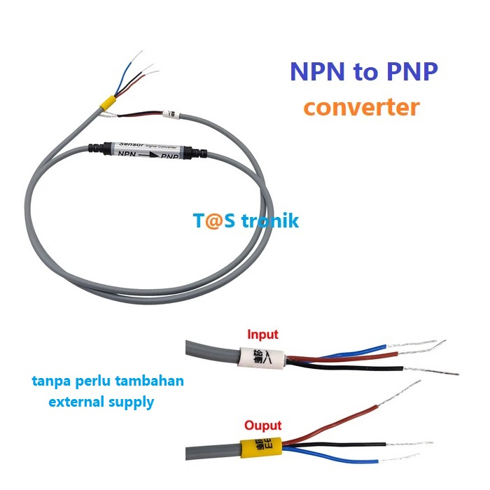 Jual NPN to PNP converter adaptor sinyal npn to pnp converter plc ...