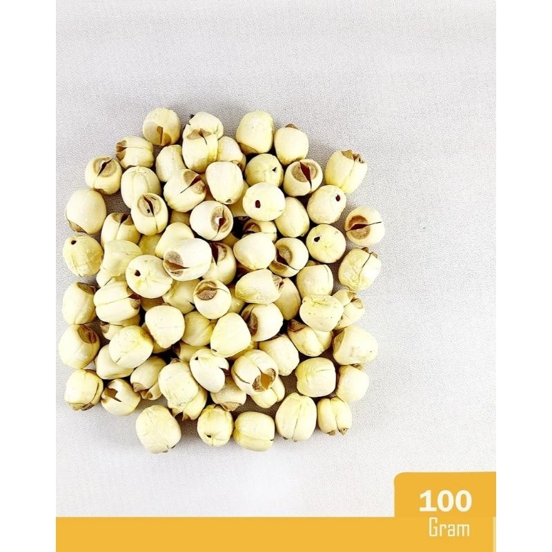 Jual Lian Zi Biji Teratai Dried Lotus Seeds 100gram lienci 连子 | Shopee ...