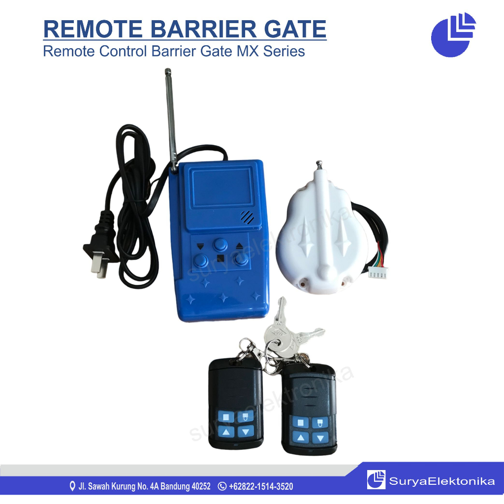 Jual Remote Control Barrier Gate MX Series (Transmitter+Receiver) - 1 ...