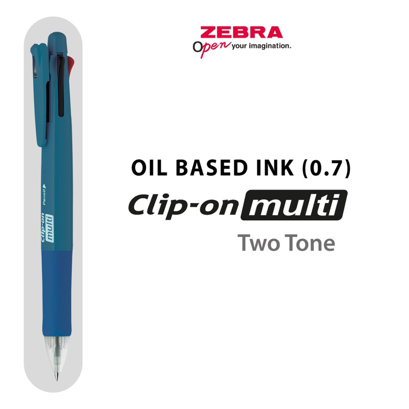 Jual pulpen Zebra Clip-on Multi TwoTone Limited Edition 4Warna pen+ ...