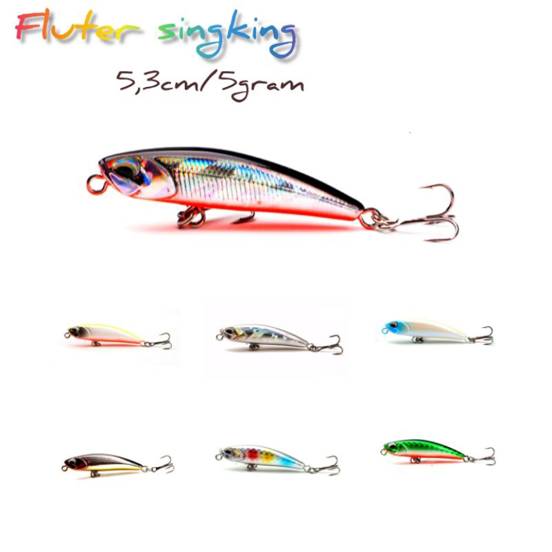 Jual flutter stick lure 5,3 cm 5 gram | Shopee Indonesia