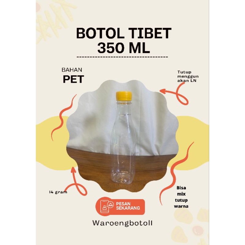 Jual Botol Tibet 350 ml // botol jus | Shopee Indonesia