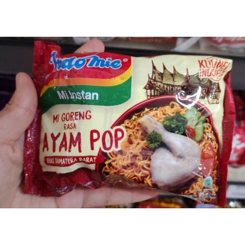 Jual 2 bungkus!! Indomie goreng mie goreng ayam pop/mi goreng rasa ayam ...