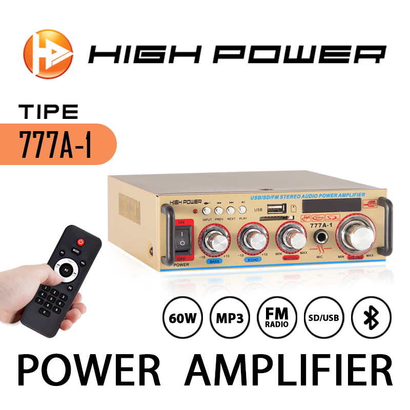 Jual NOISE Power Amplifier Bluetooth USB MP3 FM Radio Karaoke Audio ...