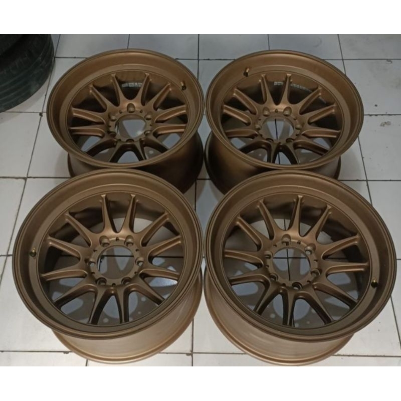 Jual Velg Mobil Pajero Fortuner Hilux Ford Ranger Triton Ameth Ring 18x9 Pcd 6x139,7 ET0 Bronze ...
