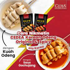Jual Odeng Omuk Fish cake Cidea Korea Orinial Korean Food | Shopee ...