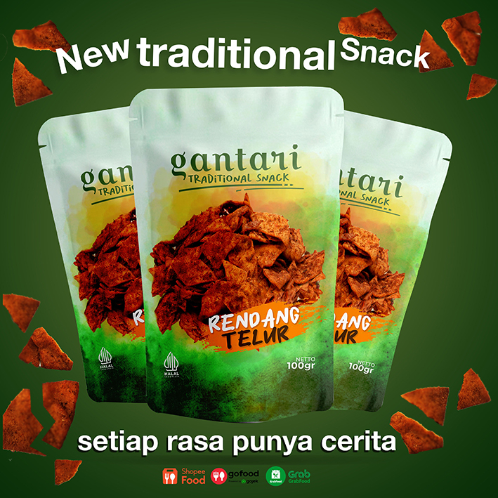 Jual Rendang telur Snack Kering Cemilan Keluarga | Shopee Indonesia
