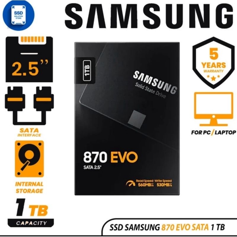 Jual Samsung SSD 870 EVO 1TB | Shopee Indonesia