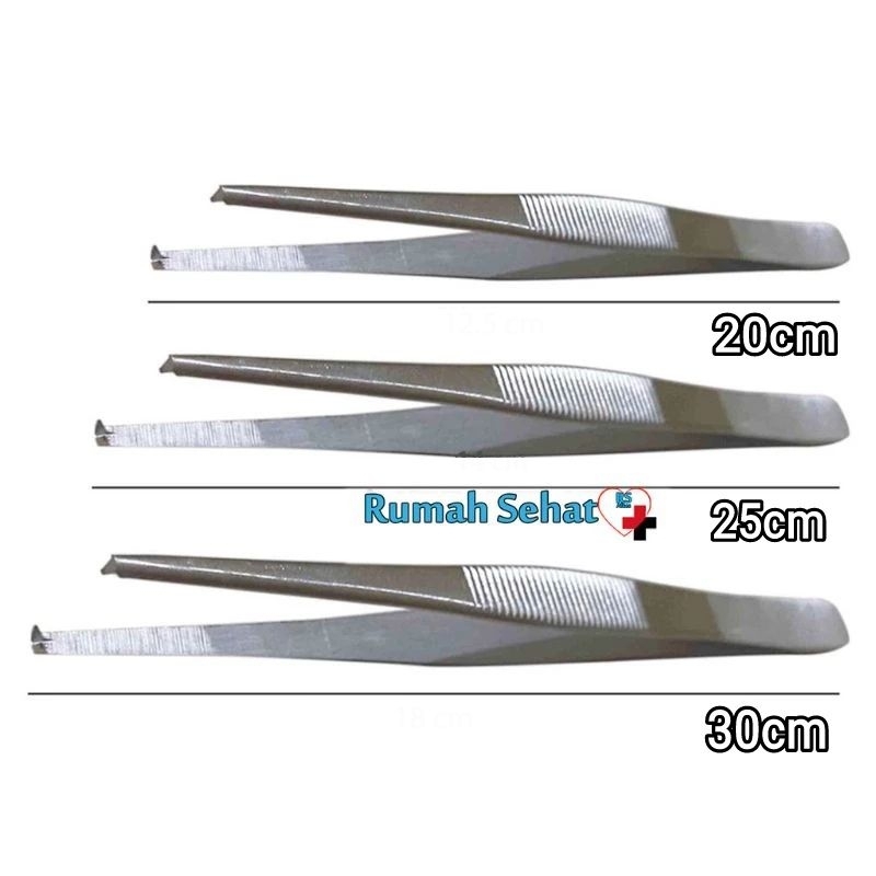 Jual PINSET CIRURGIS PINSET CIRUGIS 30 25 20 cm | Shopee Indonesia