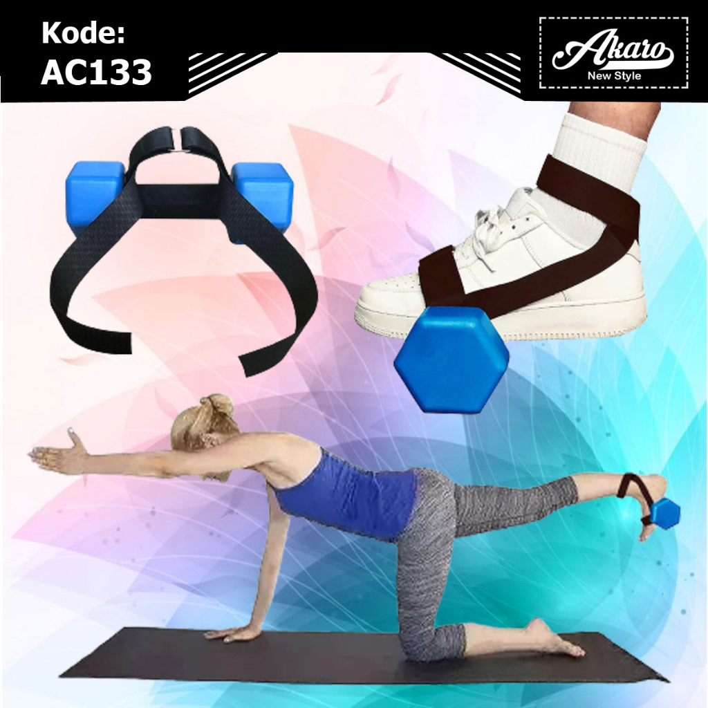 Jual Tali Yoga Kaki AC133 | Tali Kaki Fitness | Ankle Strap Gym | Tali ...