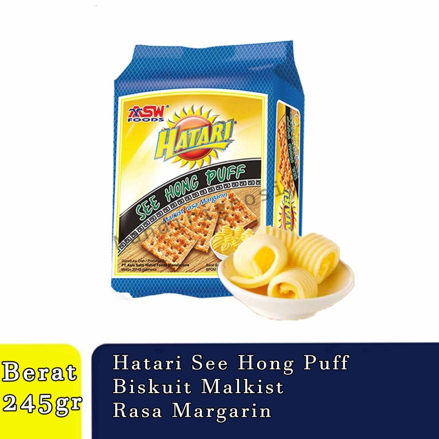 Jual Hatari Biskuit Gabin (260g) ( Cream Crackers - See Hong Puff ...