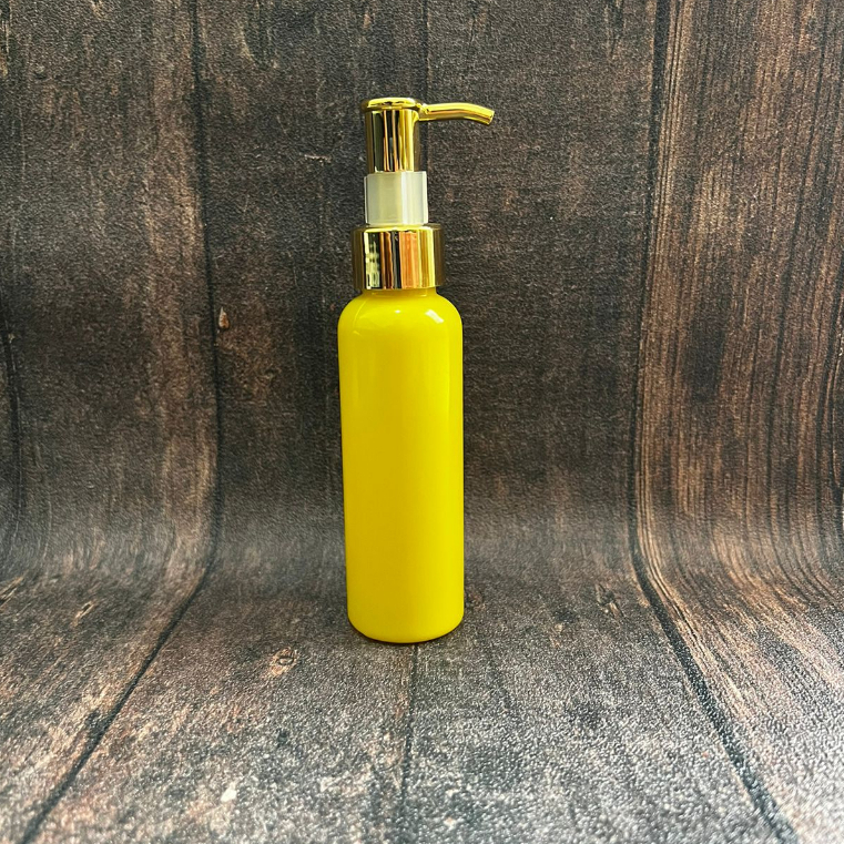 Jual Botol Kuning 100ml / 100ml Yellow tutup PUMP CLIP OIL GOLD | Shopee Indonesia