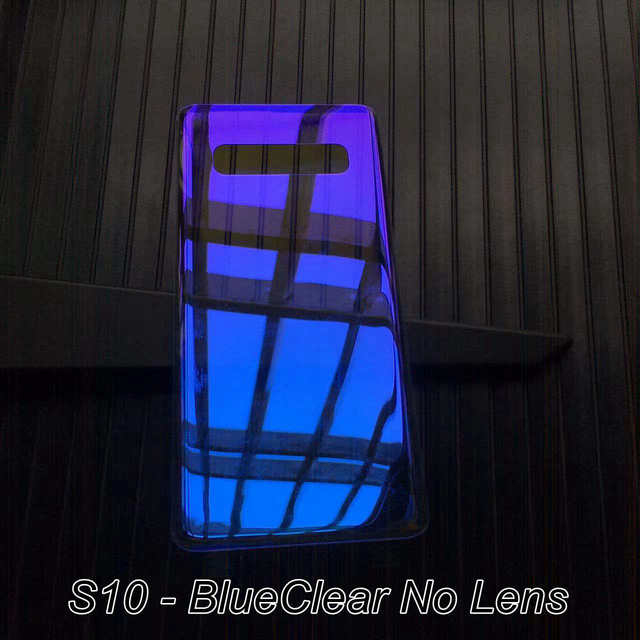 Jual Samsung S10 Blue Clear Transparan Glass Backdoor / Housing ...