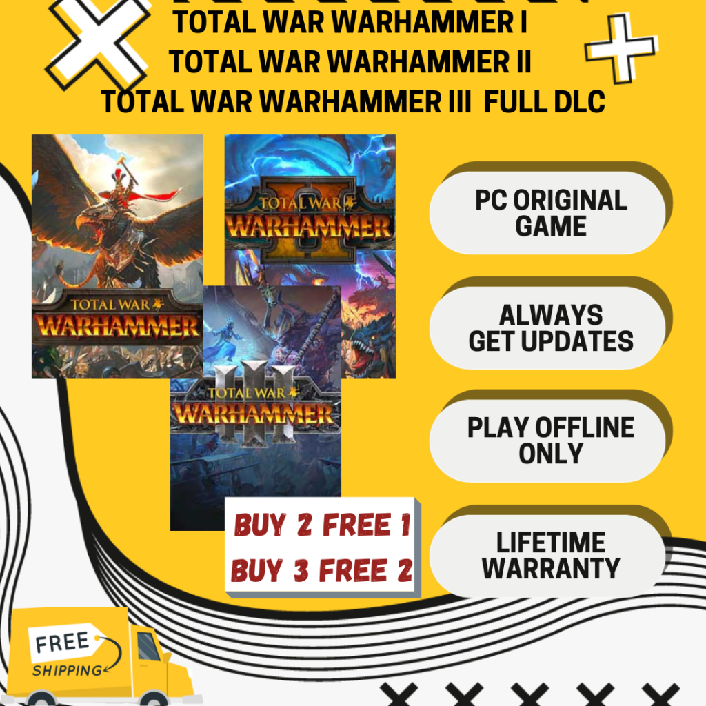 Jual TOTAL WAR WARHAMMER I II III FULL DLC PC ORIGINAL | Shopee Indonesia