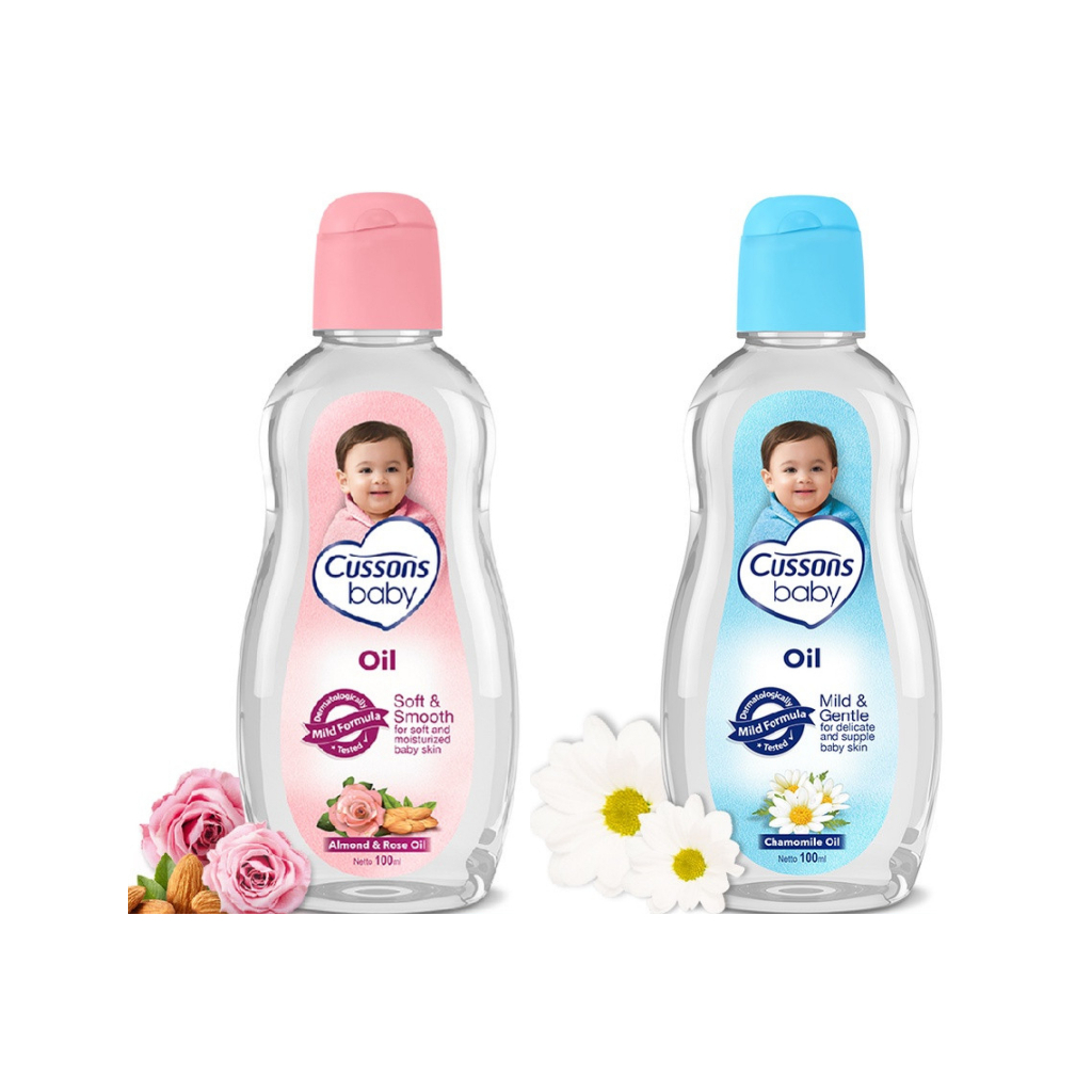 Jual Cussons Baby Oil Soft & Smooth / Mild & Gentle 100/200ml | Shopee ...