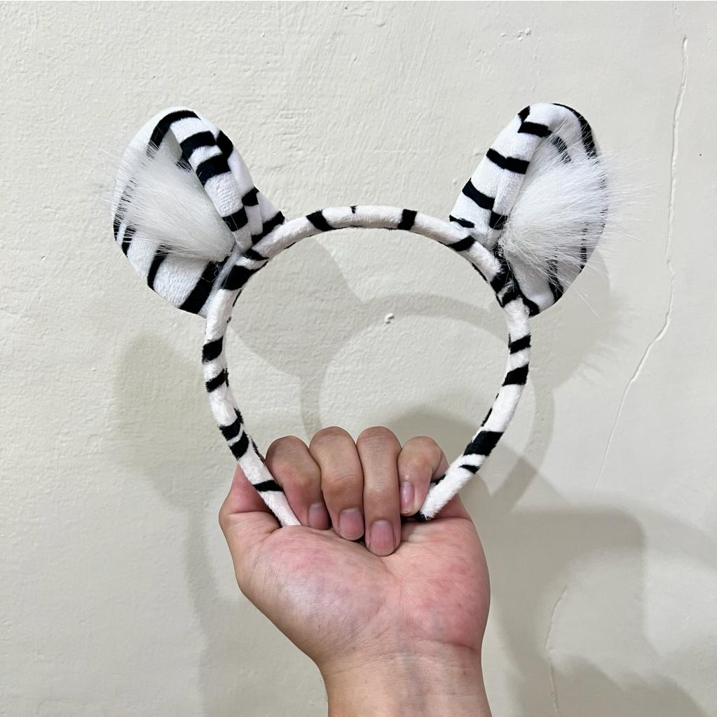 Jual Bando Bandana Karakter Telingan Hewan Jerapah, Rusa, Sapi, Macan ...