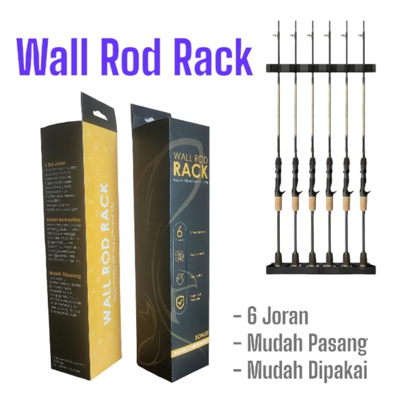Jual Rod Rack Dinding 6 Joran HEMAT | Shopee Indonesia